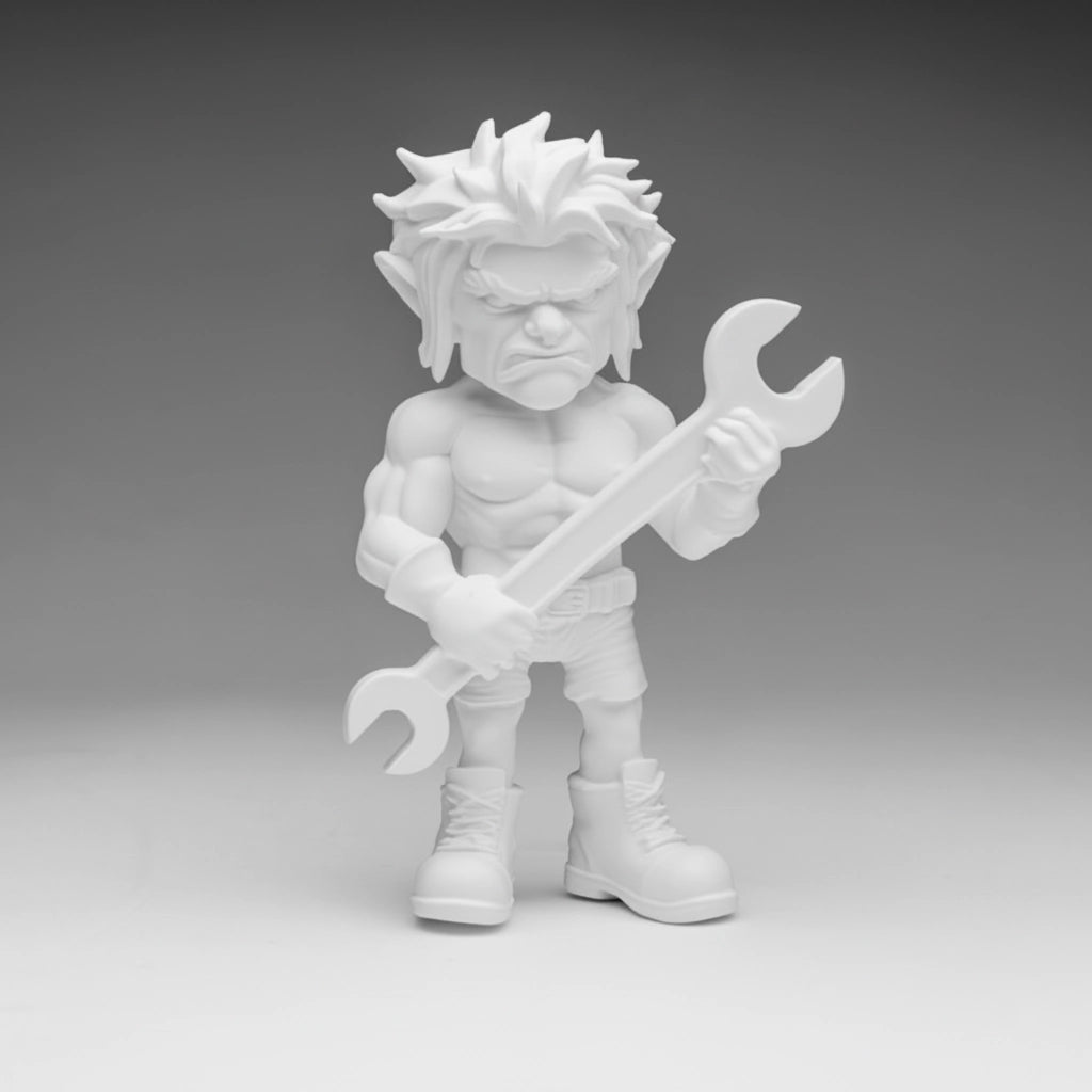 Bad Attitude Elf Mechanic – toycolorlab.com